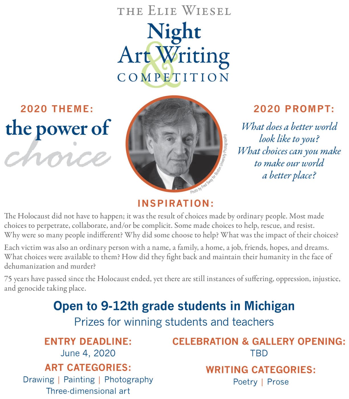 New Elie Wiesel Website | The Zekelman Holocaust Center