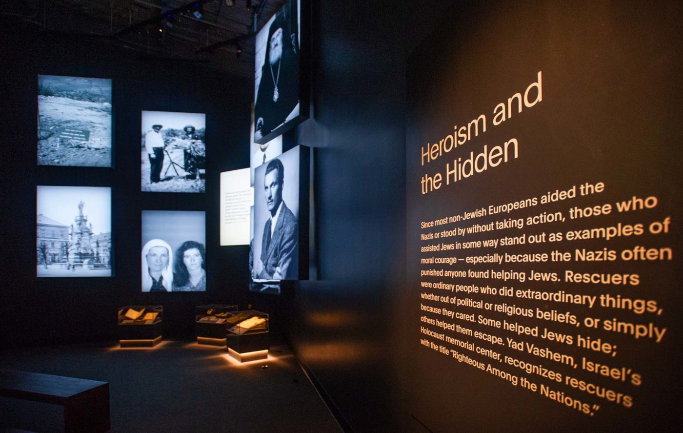 Heroism And Hidden Exhibit | The Zekelman Holocaust Center
