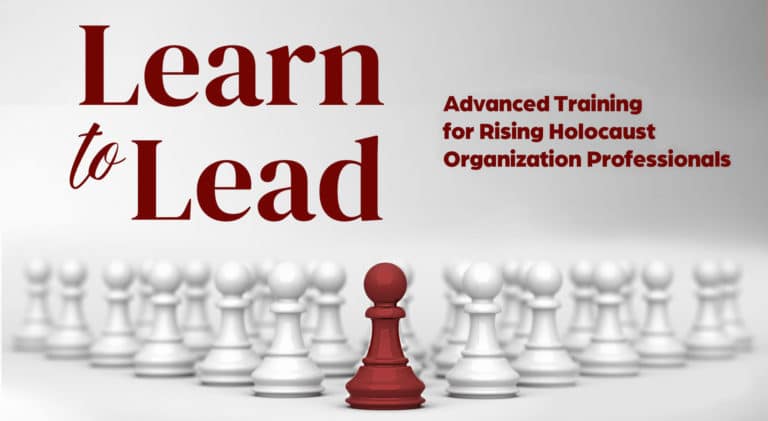 Learn to Lead Training Program | The Zekelman Holocaust Center